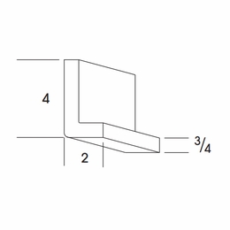 Dartmouth Brownstone STCROWN: 4" Starter Crown Molding: Assembled ...