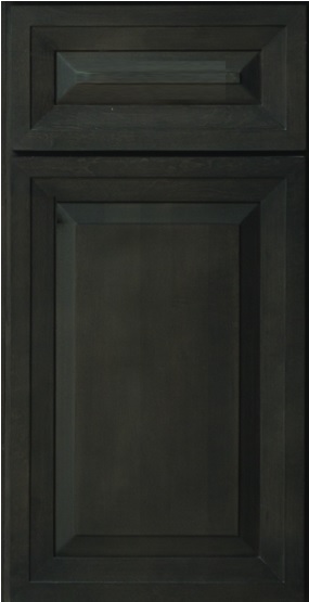 Stone Gray Stained Kitchen Cabinets