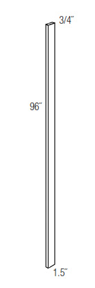 TF1.596: Tall Filler: Dover RTA Kitchen Cabinet