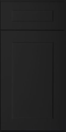 USCD Shaker Black SD: Sample Door: RTA Kitchen Cabinet
