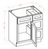 USCD Shaker Ivy V3021DR: Vanity Combo Base Cabinet - Drawers Right: RTA ...