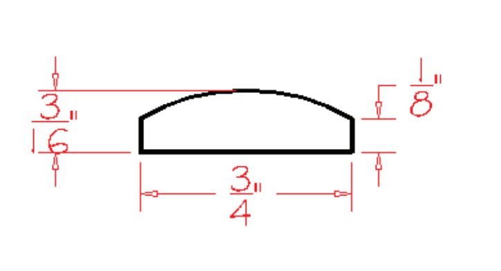 Shaker White Batten Molding
