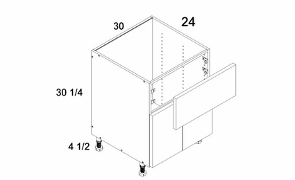 Verona Pure Blanc Farm Sink Bases