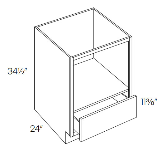 Versailles White MCB30: Microwave Base Cabinet: Pre-Assembled Kitchen ...