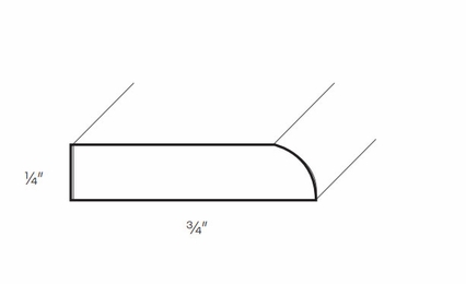 Versailles White Scribe Molding