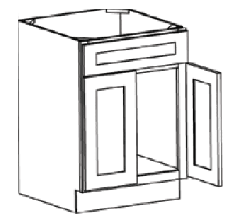 VS24-Shaker Grey Vanities