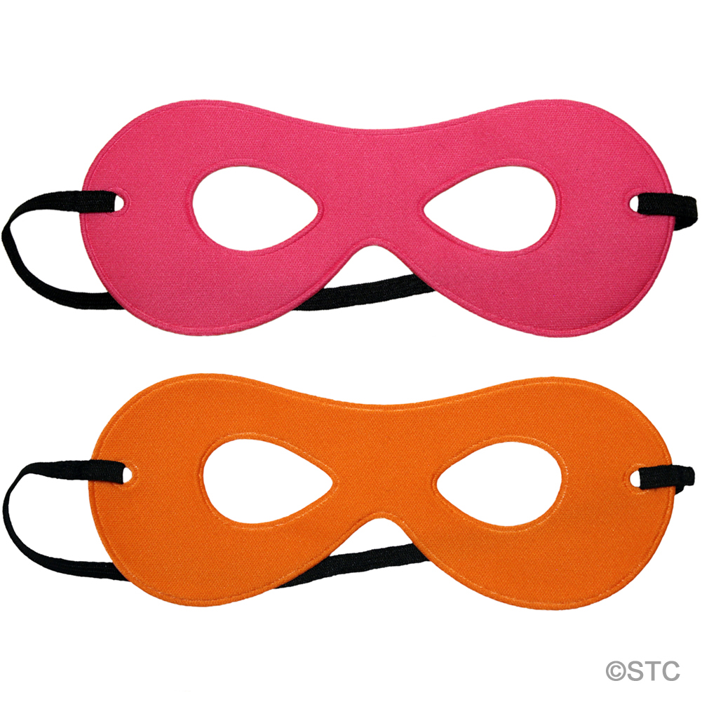 Black Superhero Eye Mask