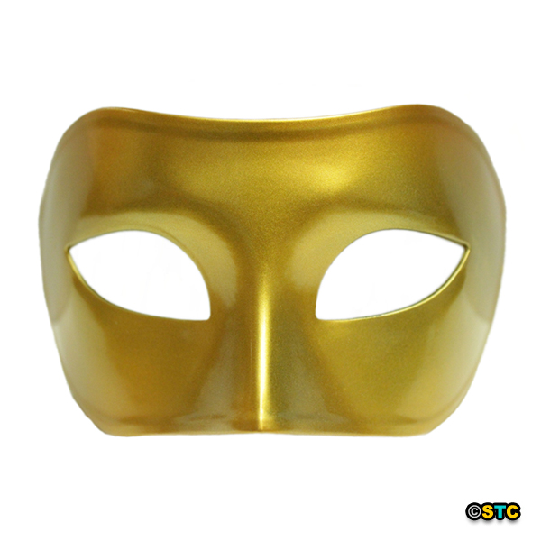 Mens Masquerade Mask Gold