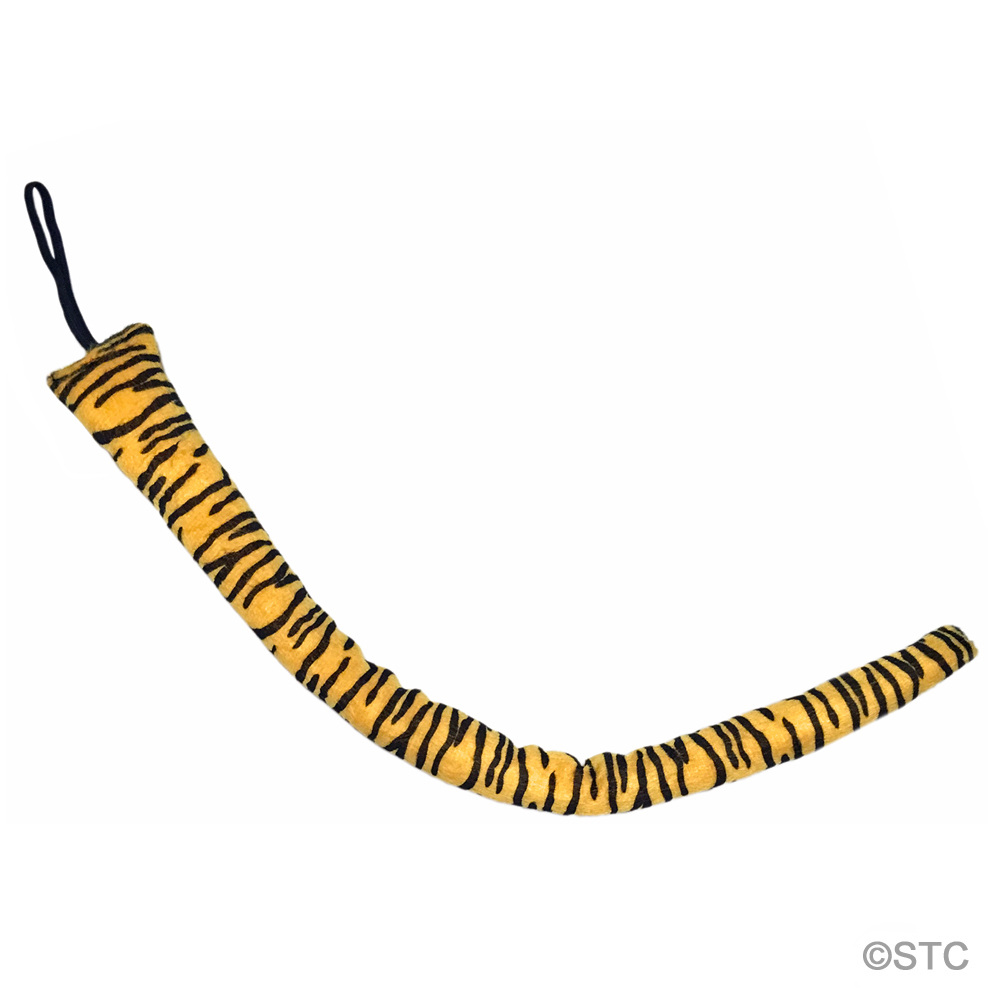 Long Plush Tiger Tail - Halloween Tiger Costume Party Tail