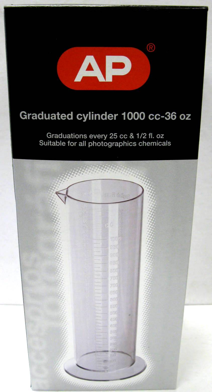 1000cc / 36oz AP Plastic Graduated Cylinder - Developing Accessories