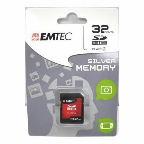 EMTEC SDHC 32GB Class 4 Secure Digital Memory Card - Secure Digital SD ...