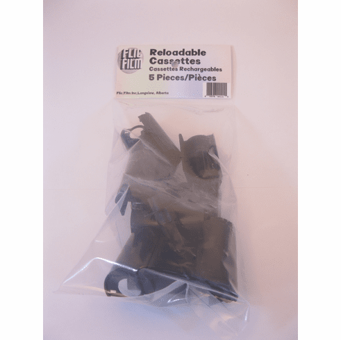 Flic Film Reloadable Cartridges 35mm Split with Core 5 Pc. - Bulk Film ...