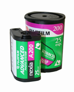 Fujifilm Fujicolor Advanced Photo System APS Nexia 200 - 25 Exp Film ...