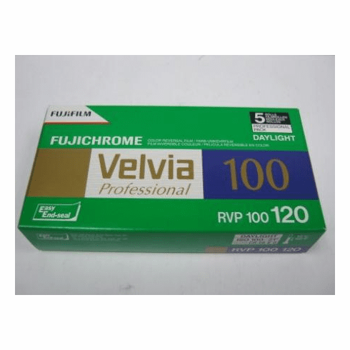Fujifilm Pro RVP-III 100 Velvia 120 Format - 5 Pack Special - Fujifilm ...