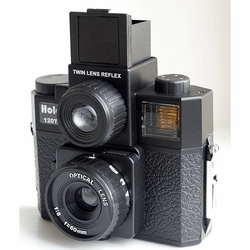 Holga 120 Twin Lens Reflex Camera, with Color Flash