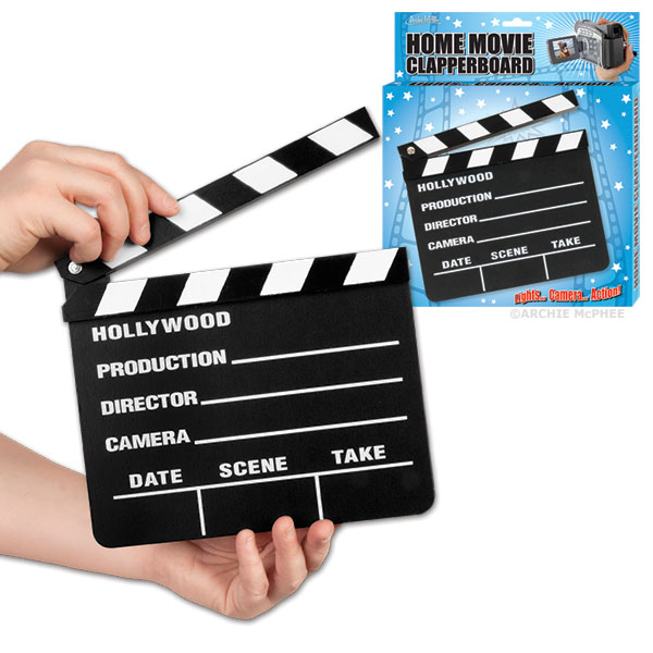 Home Movie Clapperboard - Toy Camera Parade - Digital Toy Cameras