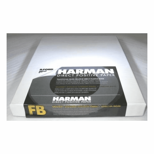 Ilford Harman Direct Positive Fiber Based (FB) Paper (5 x 7", Glossy ...