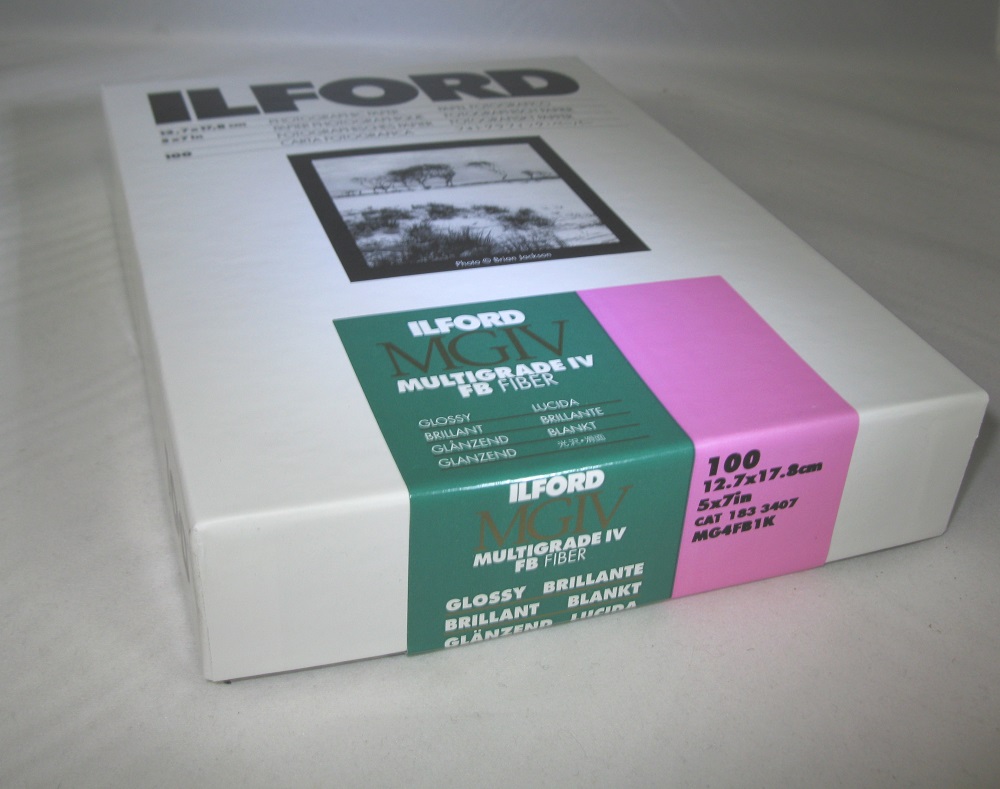 Ilford Multigrade FB Classic Gloss Variable Contrast Paper 5" x 7", 100 ...