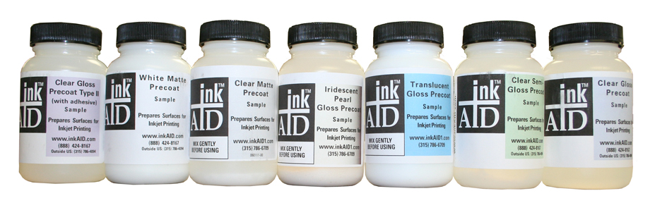 InkAID Sample Set - Inkaid PreCoatings for Inkjet