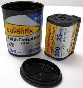 Kodak Advantix High Definition APS 200 25 Exposure Color Film - APS ...