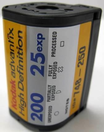 Kodak Advantix High Definition APS 200 25 Exposure Color Film - APS ...