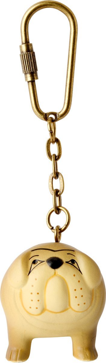 Lisa Larson Mini-animal Key Ring (Bulldog) - Keychains -Photo related ...