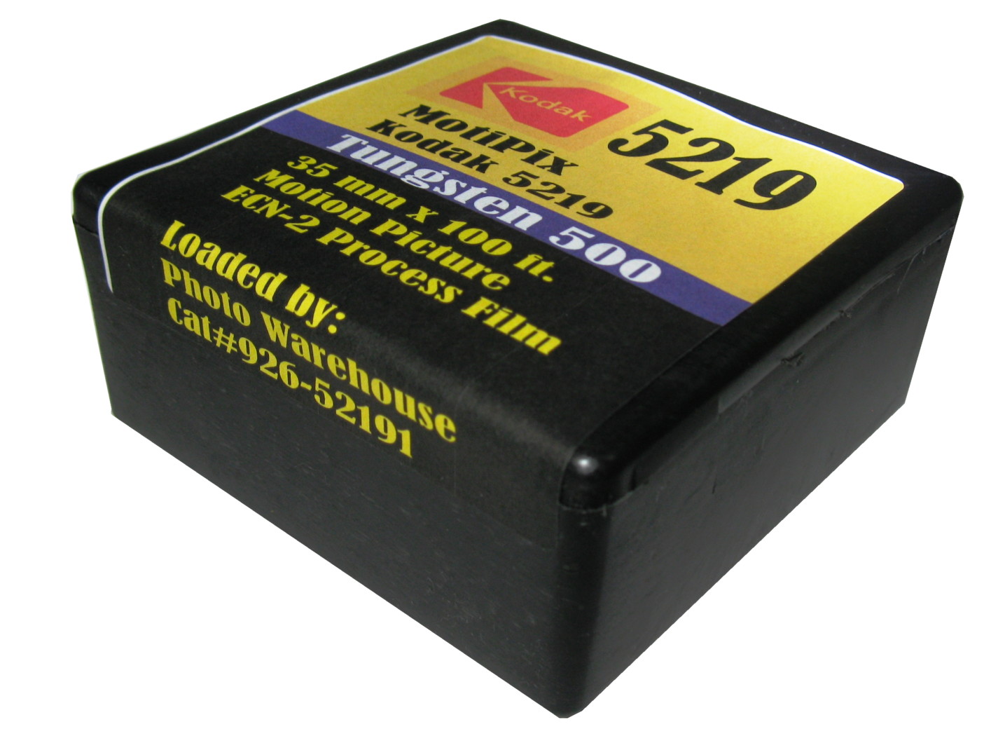 MotiPix Kodak 5219 35 mm x 100 Ft. Motion Picture ECN-2 Process Film ...