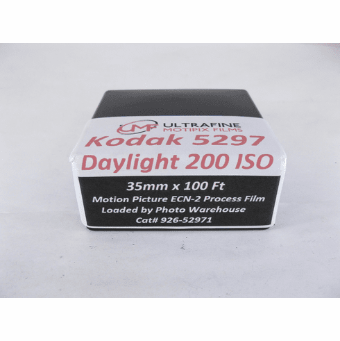 MotiPix Kodak Vintage Vision 5297 35 mm x 100 Ft. Motion Picture ECN-2 ...