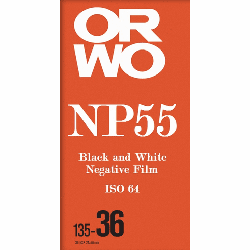 Orwo NP55 ISO 64 Black and White Negative Film 35mm x 36 Exp - Orwo ...
