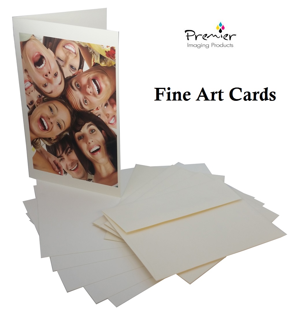 PremierArt™ Inkjet Greeting Cards 325gms Smooth Matte 2 Sided with A7 ...