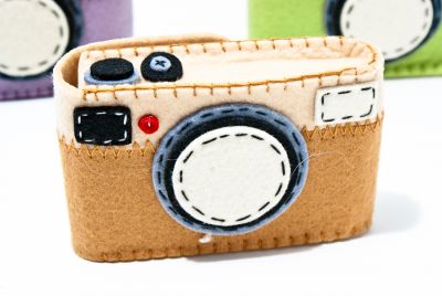 Prime Nakamura Retro Felt Camera Cases - Photo Gift Specials