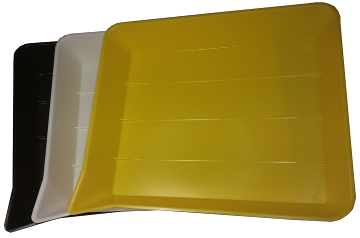 Set of 3 Economy Developing Trays 8 x 10 - Darkroom Print Developing Trays