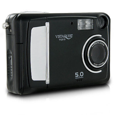 Superheadz Vistaquest VQ-510 Black 5MP Digital Camera - Superheadz VQ ...