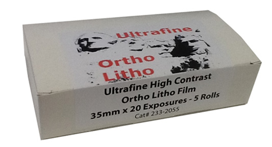 Ultrafine Ortho Litho Film 35mm x 20 exp - 5 Rolls - Ultrafine High ...