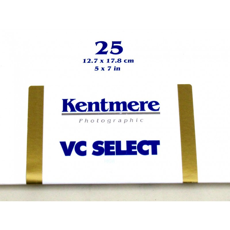 VC Select 5x7 25 Sheets Glossy - Kentmere B&W Photo Paper