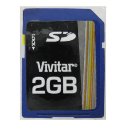 Vivitar 2GB Secure Digital SD Memory Card - Secure Digital SD Digital ...