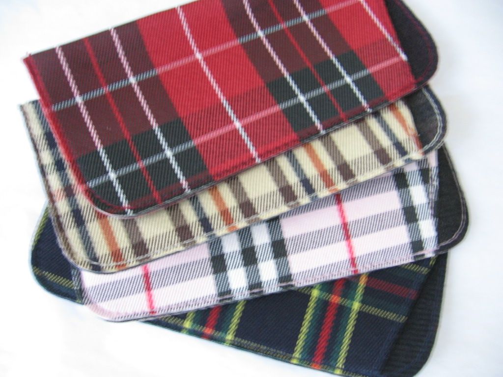 Classic Plaid Fabric Case - Cases