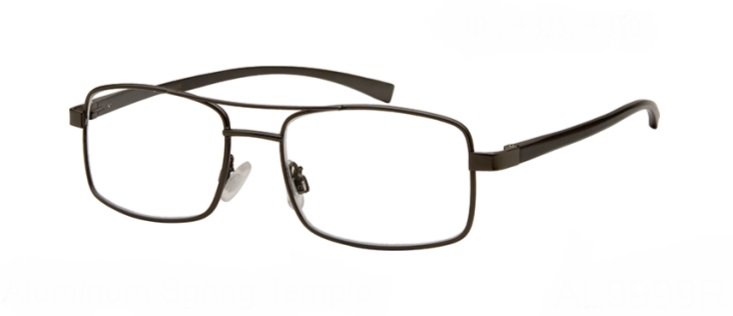 Light Weight Aluminum Clear Reader - Men's Full Readers Closeouts--All ...