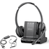 Plantronics Savi W720 Over-the-head Binaural Wireless Headset System & APV-66 Electronic Hook ...