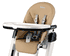 Peg Perego Siesta Replacement High Chair Cushion & Harness - Noce Beige Tan