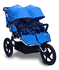 Tike Tech All Terrain X3 Sport Double Stroller - Pacific Blue