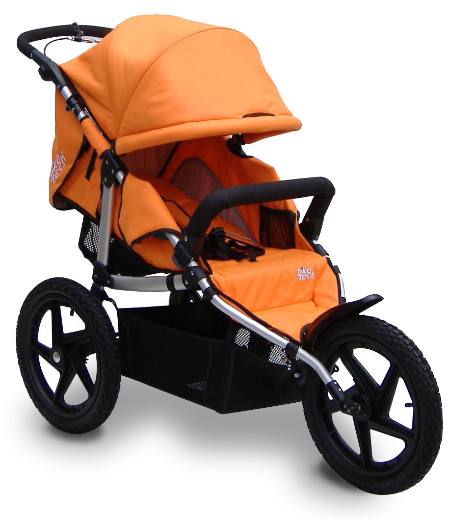 Tike Tech All Terrain X3 Sport Single Stroller - Autumn Orange