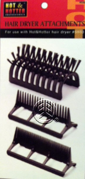 Annie Hot And Hotter Hair Dryer Attachments 3pcs