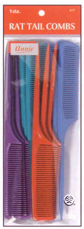 Annie RAT TAIL Comb SET 12PC PRIMARY Color