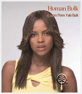 Enstyle 100%Human Hair Micro Perm Yaky Bulk 18" 20"