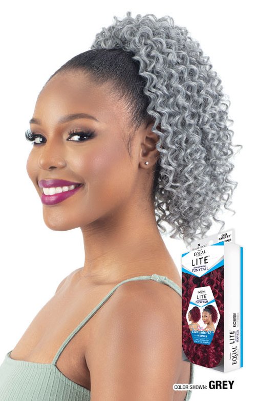 Freetress Equal Lite Drawstring Ponytail COOL WATER 12"