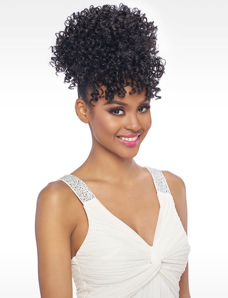 Harlem125 Synthetic Kanekalon Toyokalon Fiber Hair Drawstring Ponytail ...