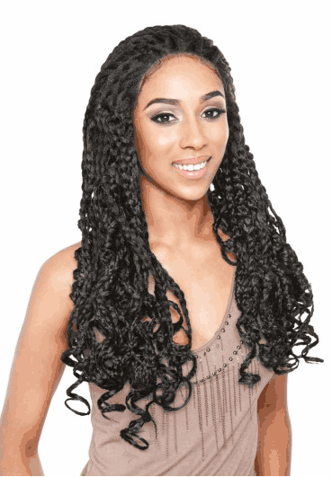 ISIS Collection Red Carpet Premiere Futura Lace Front JUSTICE BRAID WIG