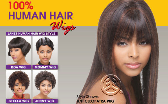 Janet Collection 100% Human Hair Wig