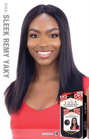 Milky Way Saga 100% Human Hair Remy Lace Front Wig Sleek Remy Yaky (NEW!!!)